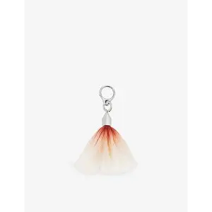 Loewe X Paula's Ibiza Fishing Lure Bag Charm - Silver/orange