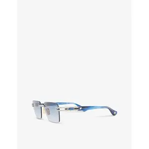 Dita Square Frame Metal Sunglasses