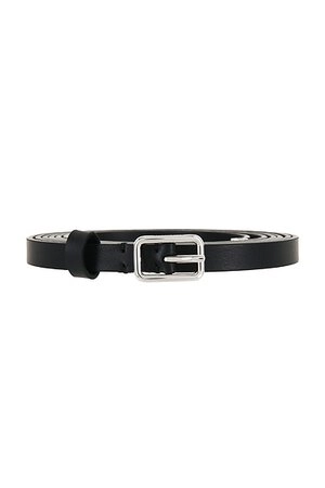 Givenchy Double Buckle Skinny Belt