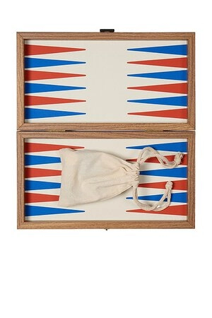 THE CONRAN SHOP Milos Backgammon Set - Blue