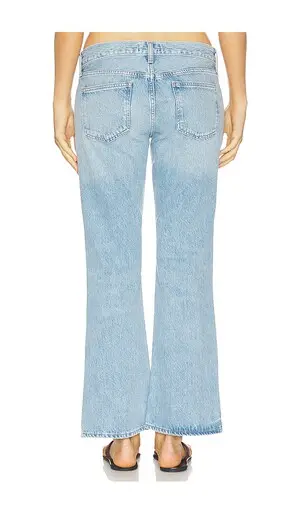 AGOLDE Low Rise Boot Ankle Jeans - Blue