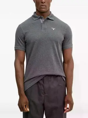 Barbour Logo-embroidery Polo Shirt - Grey