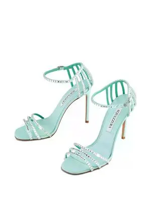 AQUAZZURA Sensation Crystal Heeled Sandals