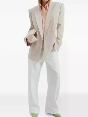 THE FRANKIE SHOP Monterey Double-breasted Blazer - Pink