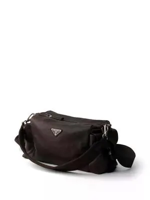 Prada Explore Leather Crossbody Bag - Brown