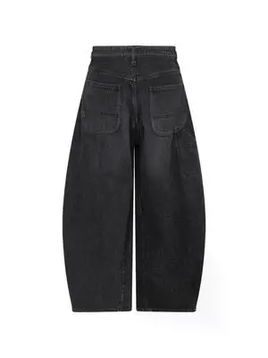 Sacai Belted Wide Leg Jeans
