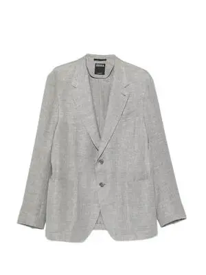 Zegna Single-breasted Linen Blazer