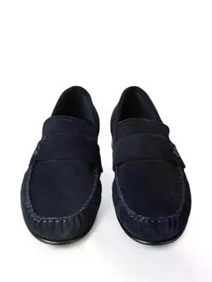JIMMY CHOO Ellis Suede Loafers - Blue