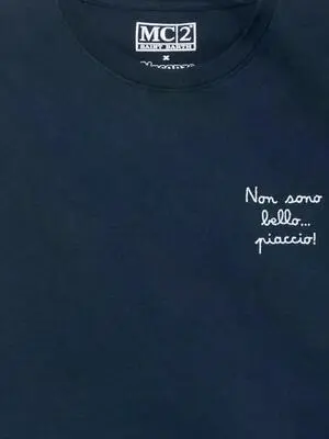 MC2 SAINT BARTH Embroidered Cotton T-shirt