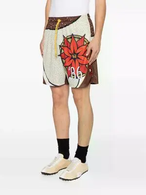 PANTOFOLA D'ORO Graphic Print Shorts