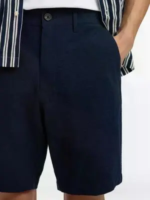 SELECTED Seersucker Cotton Shorts
