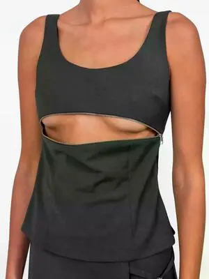 Paloma Wool Zip-detail Top