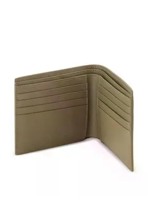 Saint Laurent Paris Logo-print Wallet - Neutrals