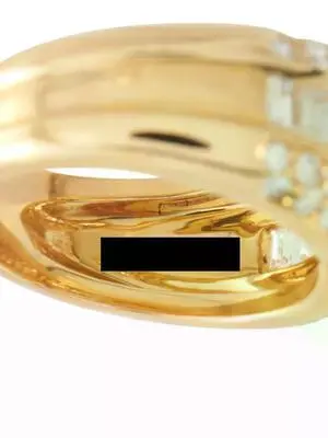 Cartier Pearl And Diamond Ring In 18k Yellow