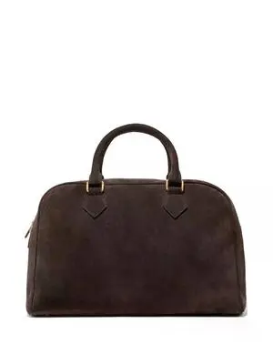 NILI LOTAN Jaclyn Suede Shoulder Bag - Brown