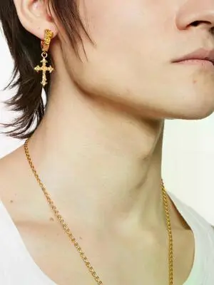 Emanuele Bicocchi Rose Cross Earring - Gold