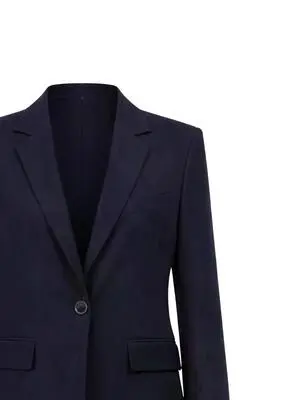 ODEEH Single-breasted Notched-lapel Blazer - Blue
