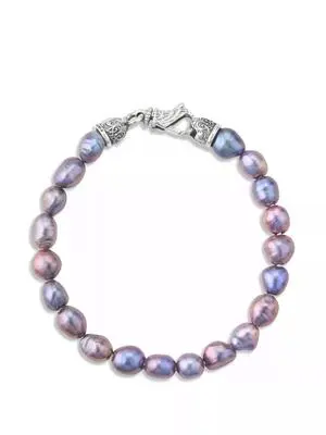 Emanuele Bicocchi Baroque Pearl Bracelet - Silver