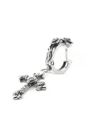 Emanuele Bicocchi Rose Cross Single Earring