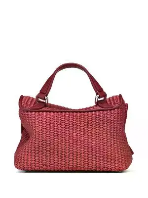 ZANELLATO Postina® Woven Tote Bag - Red