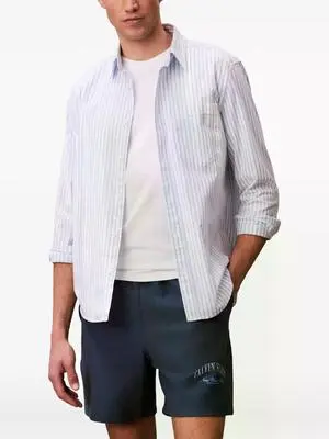 Calvin Klein Print Elasticated Waist Shorts - Blue