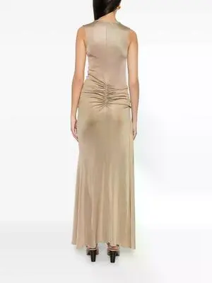 Tove Lelani Ruched Jersey Maxi Dress