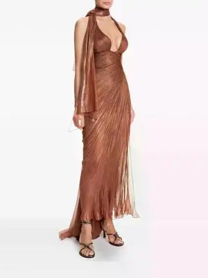 MARIA LUCIA HOHAN Milagros Sleeveless Maxi Dress