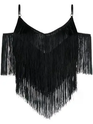 Pinko Giappone Fringe-embellishment Blouse