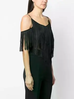 Pinko Giappone Fringe-embellishment Blouse