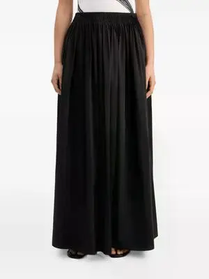 Loulou De Saison Naya Gathered Flared Midi Skirt