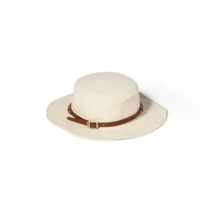 Miu Miu Drill Bucket Hat - Ecru