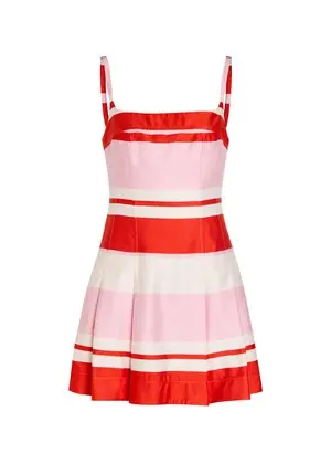 Simkhai Nelly Striped Woven Mini Dress