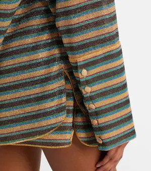 Oseree Lumiere Striped Shirt