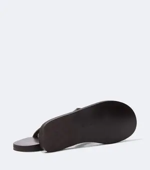 ANCIENT GREEK SANDALS Solon Leather Thong Sandals - Brown