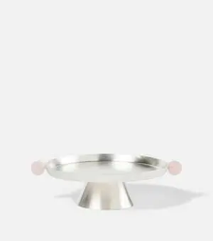 NATALIA CRIADO Embellished Cake Stand - Silver