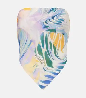 ALEXANDRA MIRO Evita Printed Top - Multicoloured