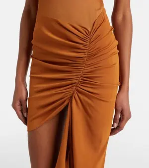Christopher Esber Fusion Ruched Minidress