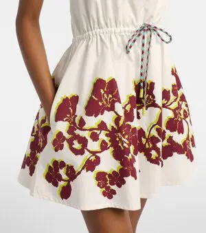 ALEMAIS Haze Floral Cotton Minidress