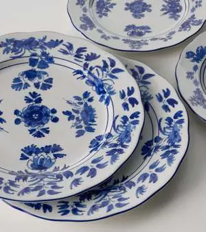 CABANA Gloria Set Of 2 Porcelain Dinner Plates