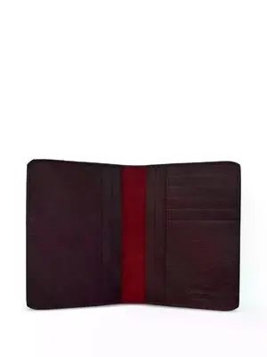 Giorgio Armani Grained Leather Passport Holder