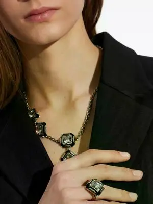 Givenchy Crystal-embellished Geometric Ring