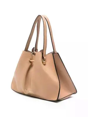 ERMANNO FIRENZE Grained Leather Tote Bag