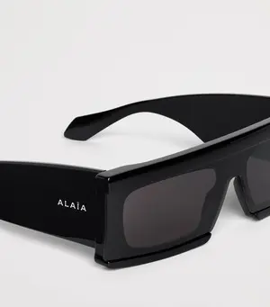 Alaïa Acetate Rectangle Mask 99 Sunglasses