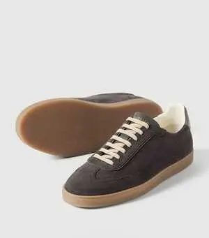 Brunello Cucinelli Suede Low-top Sneakers - Brown