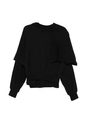 ALAINPAUL Ruffled Detail Hoodie