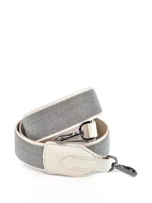 Brunello Cucinelli Leather-trim Shoulder Strap