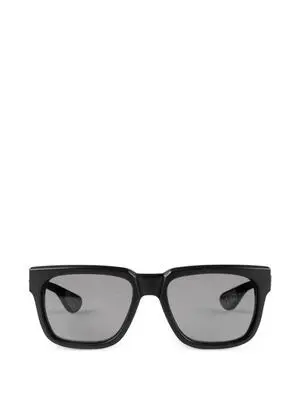 Chrome Hearts Box Officer Rectangle-frame Sunglasses - Black