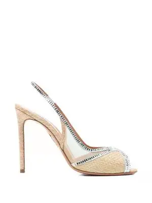 Aquazzura Peep Toe Sandals For Women