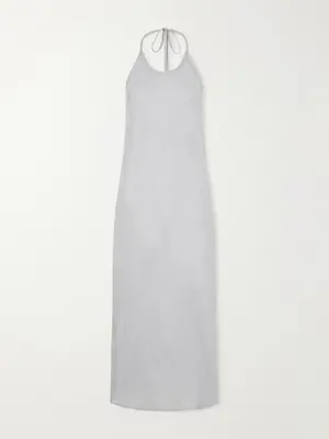 JAMES PERSE Linen Midi Dress - Gray