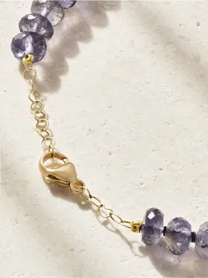 Jia Jia 14 Karat Gold Iolite Necklace